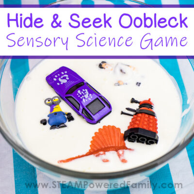 Sensory Science - Hide and Seek Oobleck Game For All Ages
