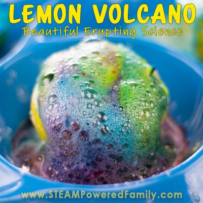 How To Make A Lemon Volcano - Beautiful, amazing smelling, science