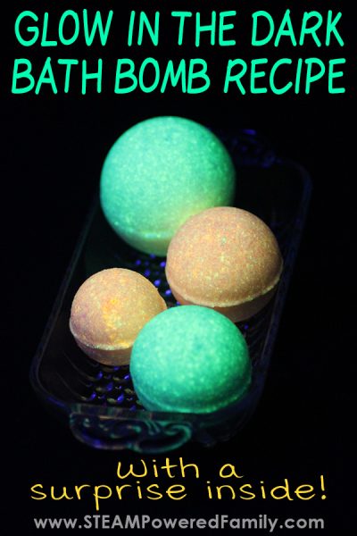 Glow in the Dark Bath Bomb Recipe - With a SURPRISE!