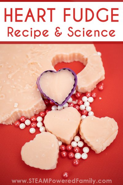 Valentine's Day Fudge - Heart Shaped Easy Fudge Recipe