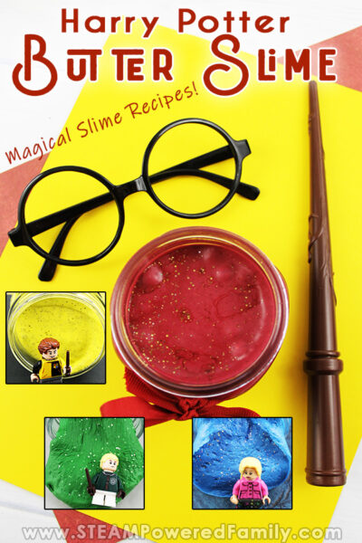 Harry Potter Model Magic Butter Slime Recipe - A Magical Slime Recipe