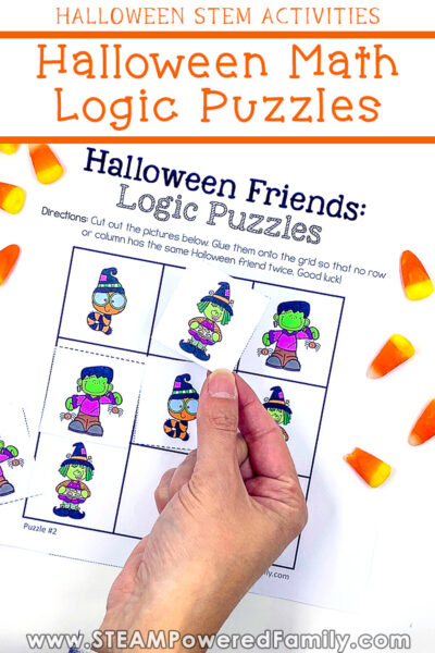 Halloween Math Sudoku Inspired Puzzles - Halloween STEM Activities