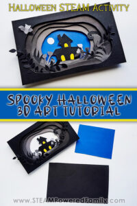 Halloween Tunnel Book 3D Art Project - STEAM Activity