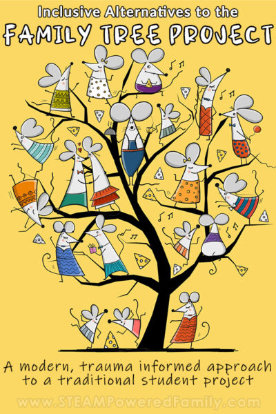 Modern and Inclusive Family Tree Project Ideas: Trauma Informed ...