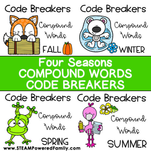 Four Seasons Code Breakers Compound Words Challenge