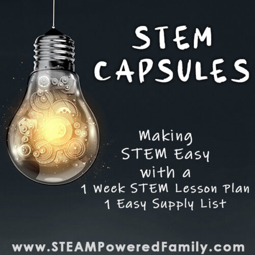 STEM Capsules - Simple Supply List, One Week STEM Lesson Plan