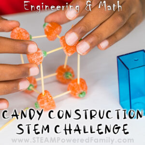 Candy Construction STEM Challenge - Perfect for Halloween STEM