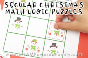 Christmas Math Logic Puzzles (Sudoku Inspired) - Printable