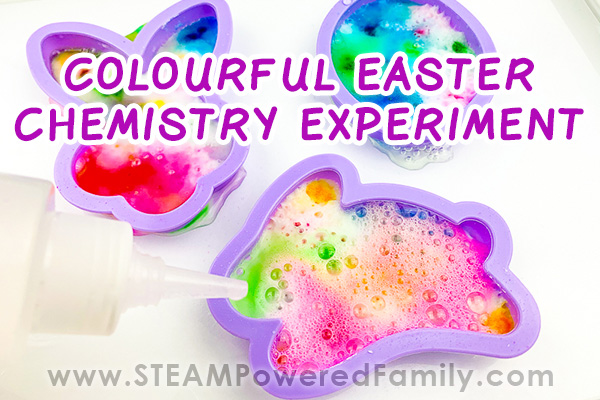 Simple and Colourful Chemistry Easter Experiment For Kids