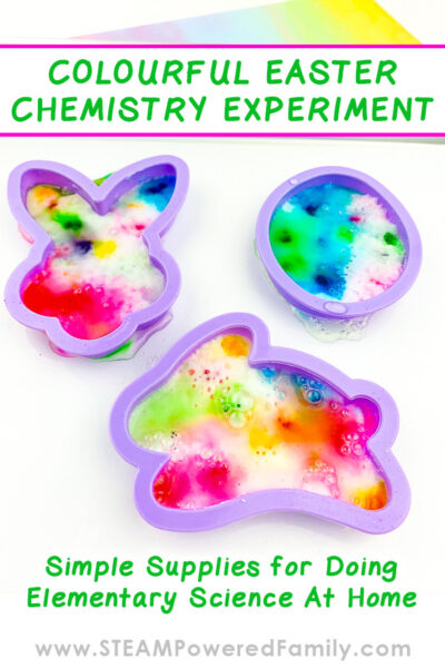 Simple and Colourful Chemistry Easter Experiment For Kids
