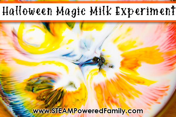 Halloween Magic Milk Experiment - Spooky, Simple Science For Halloween
