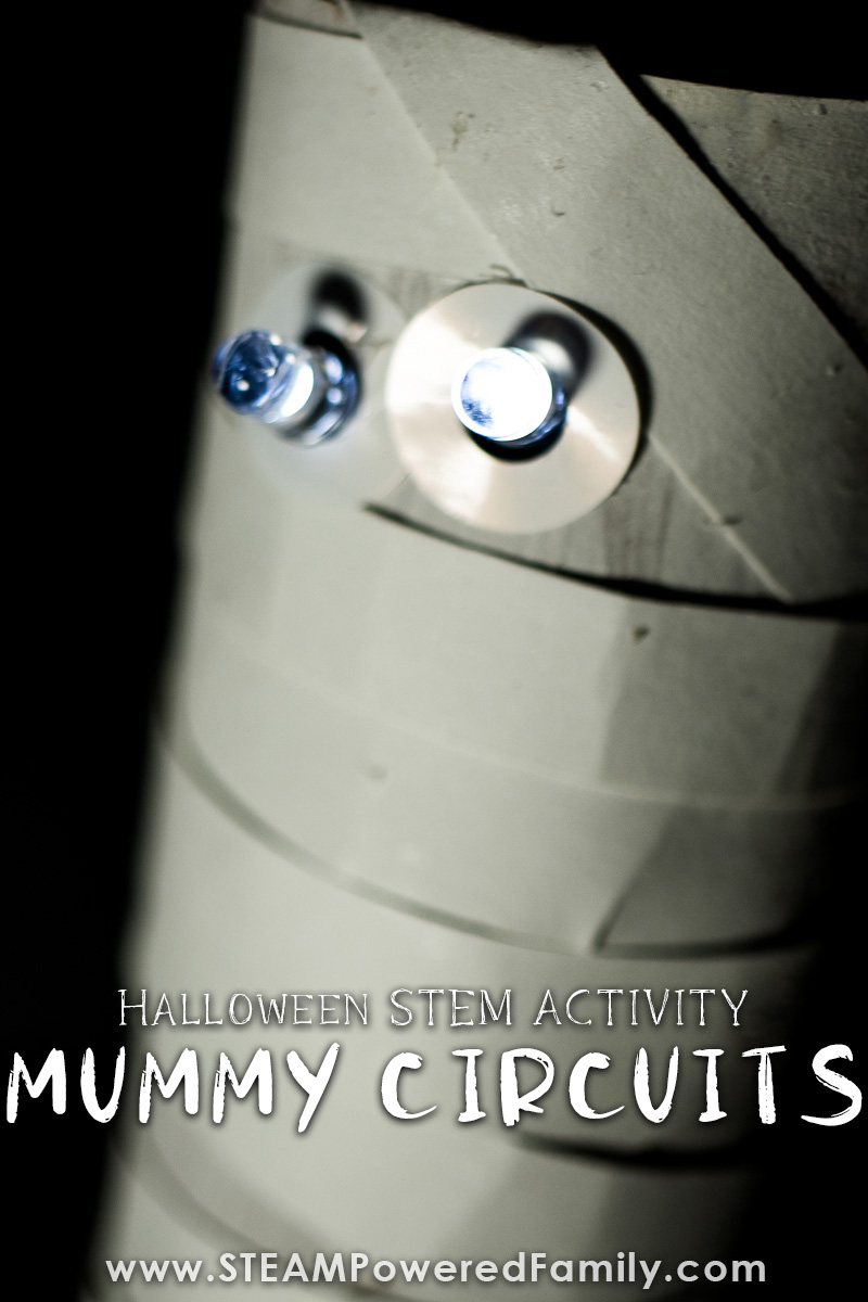 Halloween Mummy Circuit Craft - A Spookily Easy STEM Project
