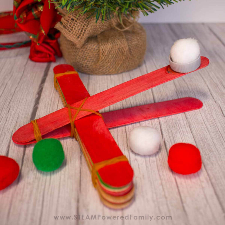 Snowball Catapult - Winter STEM Activity