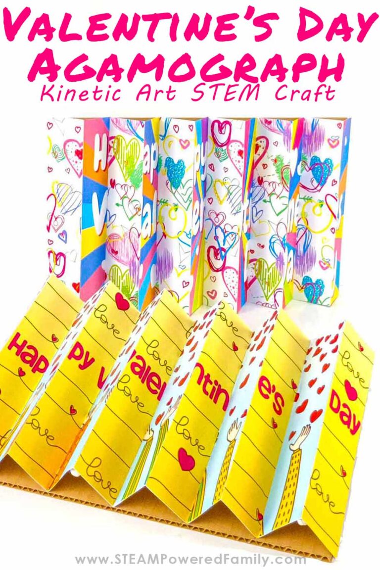 Valentine's Day Agamograph STEM Craft