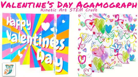 Valentine's Day Agamograph STEM Craft