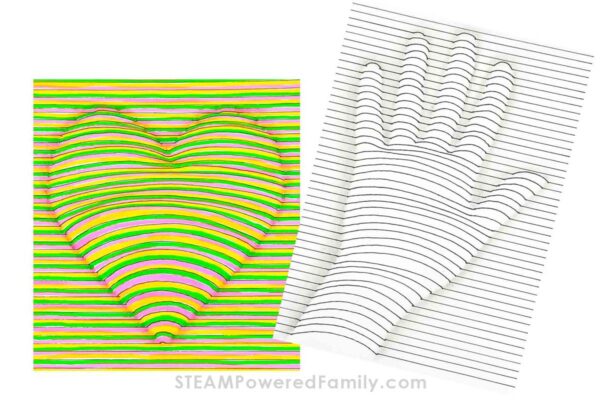 How to Draw 3D Images - STEAM Art Tutorial