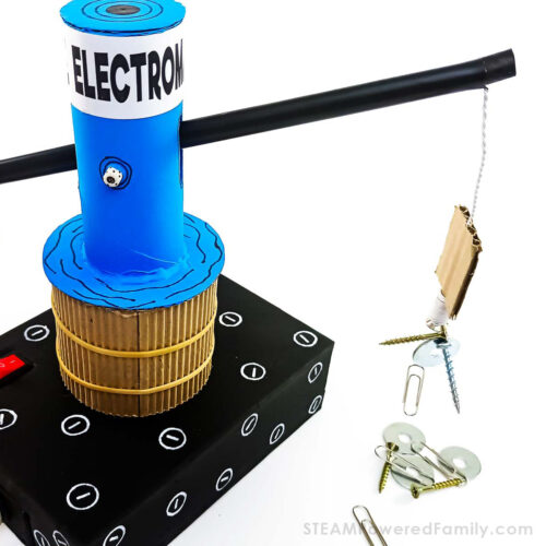 Electromagnet Crane STEM Project - Middle Grade Science Fair