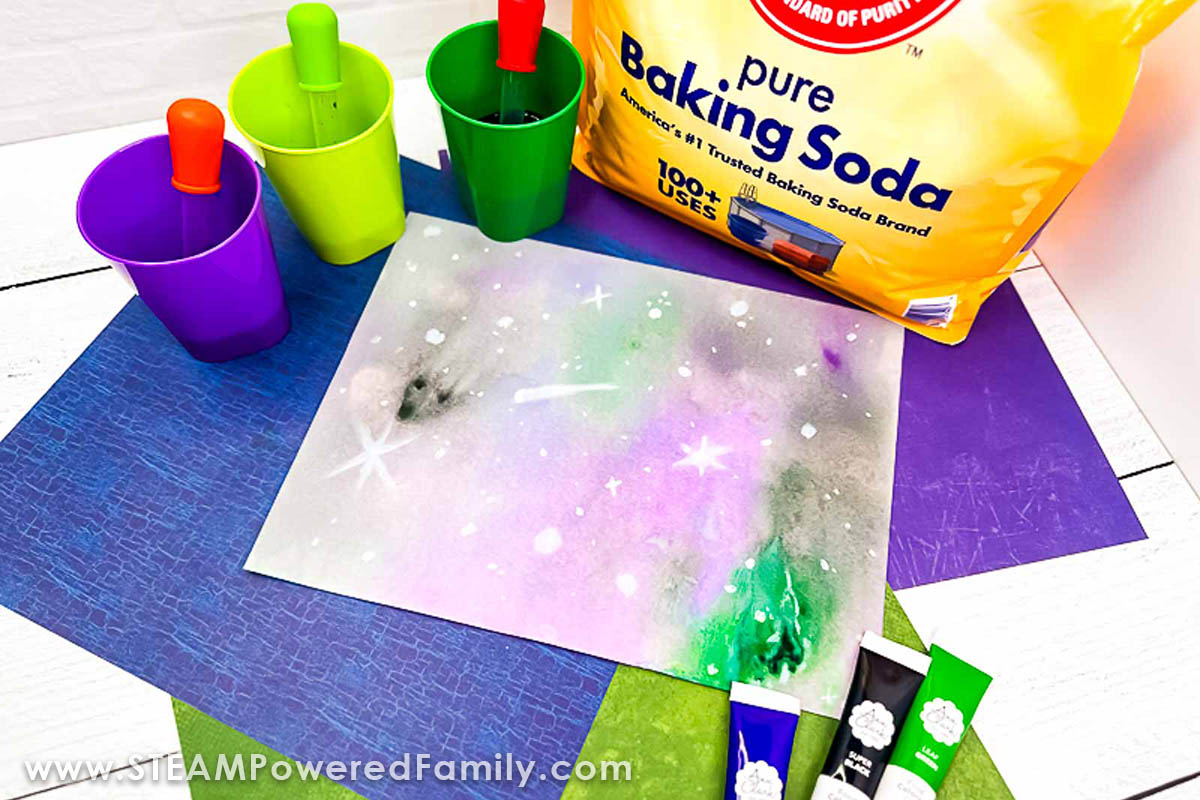 Fizzy Galaxy Art and Chemistry Experiment