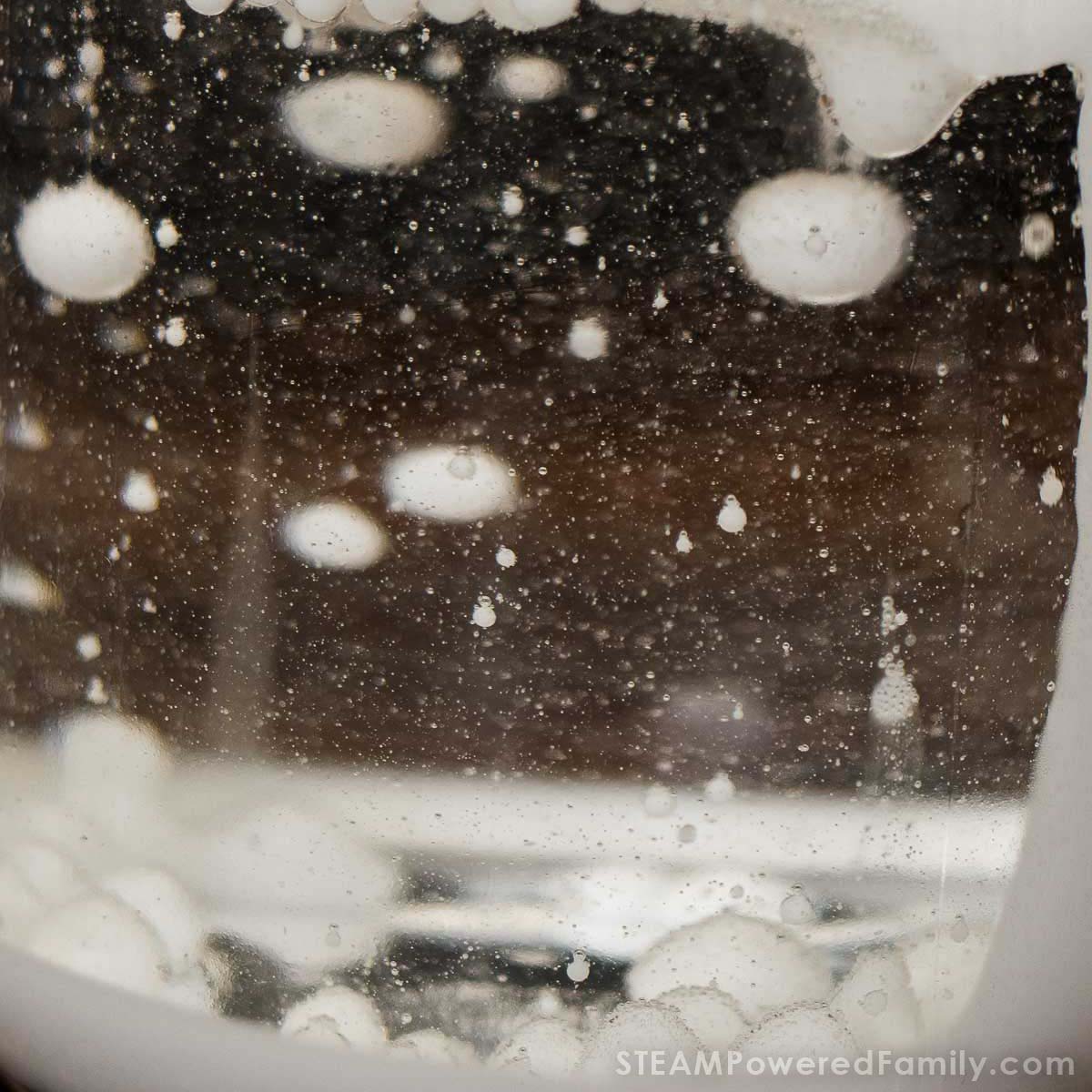 Snowstorm in a Jar Experiment