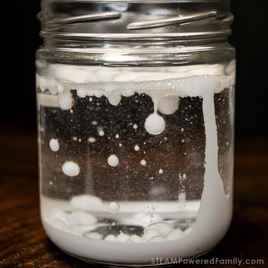 Snowstorm in a Jar Experiment