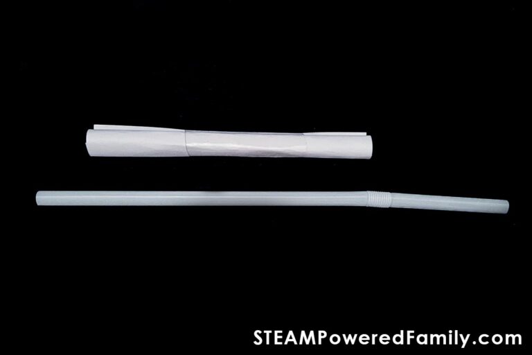 Reindeer Straw Rockets - Fun Christmas STEM for Kids